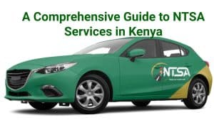 A Comprehensive Guide to NTSA Services in Kenya - Sensei Institute Of ...