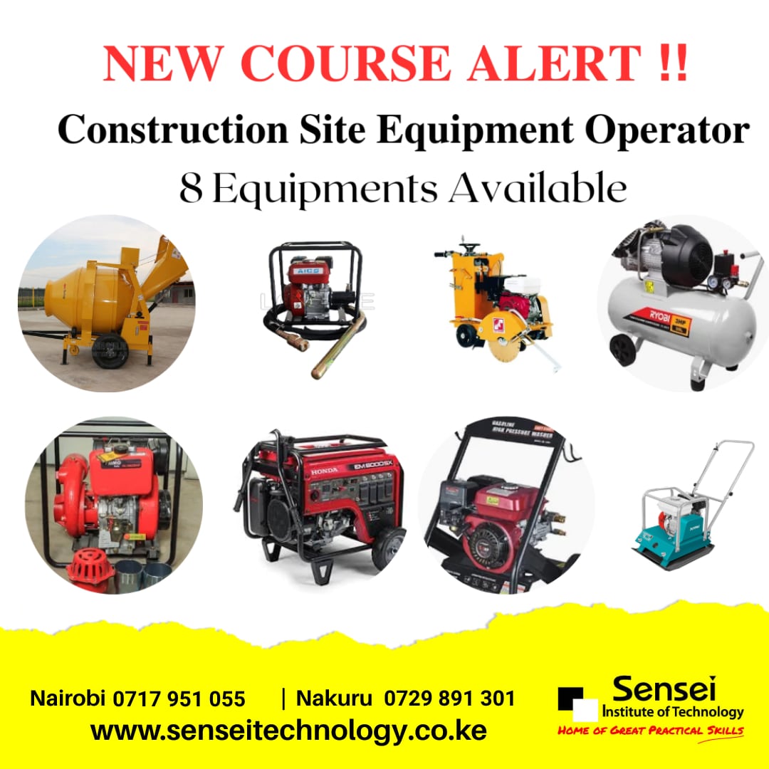 Construction Site Equipment Operator Course I Sensei College